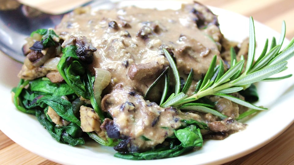 Vegan GBOMBS Mushroom Pilaf - The Whole Food Plant Based Cooking Show