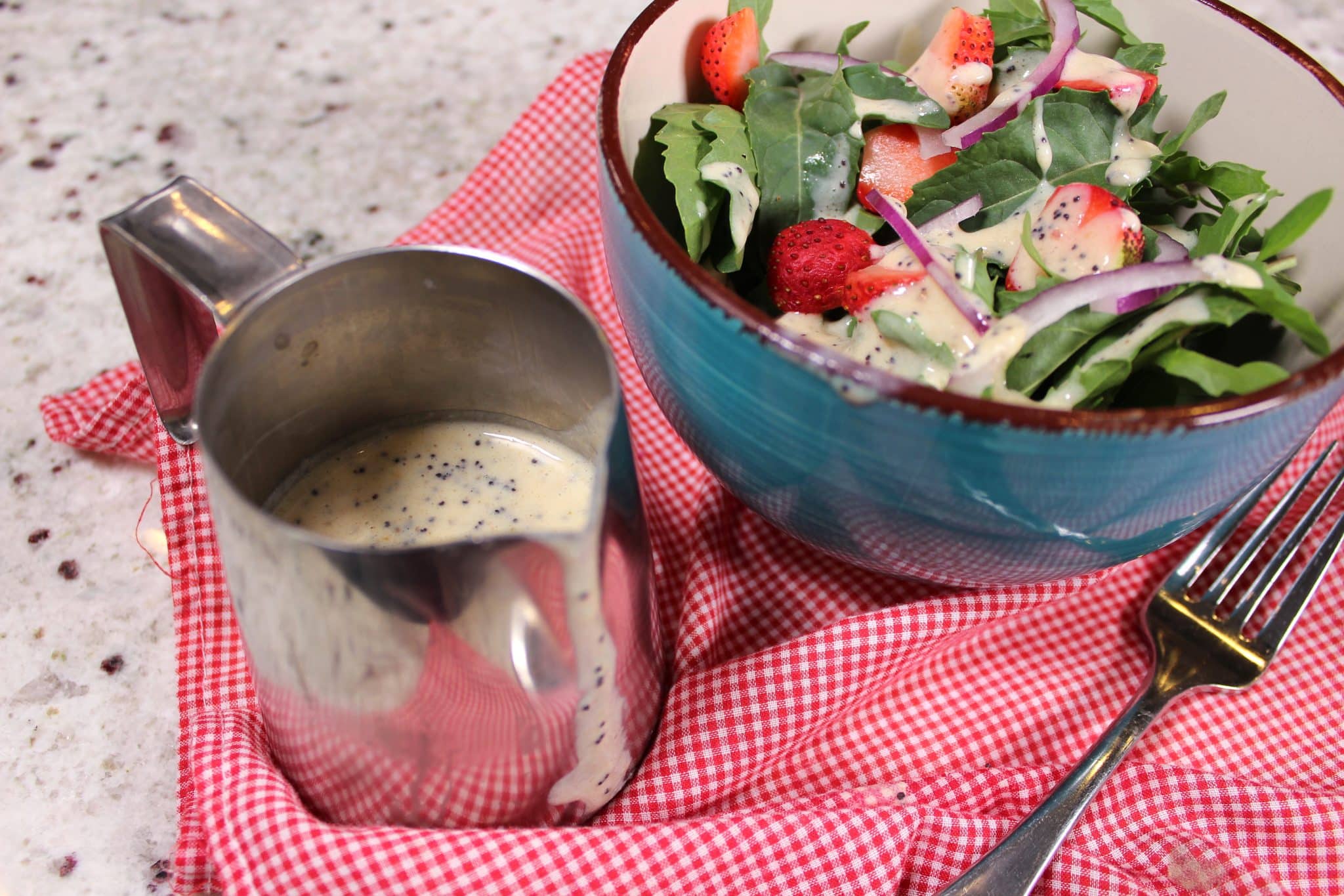 Oil Free Lemon Poppyseed Dressing - The Whole Food Plant Based Cooking Show