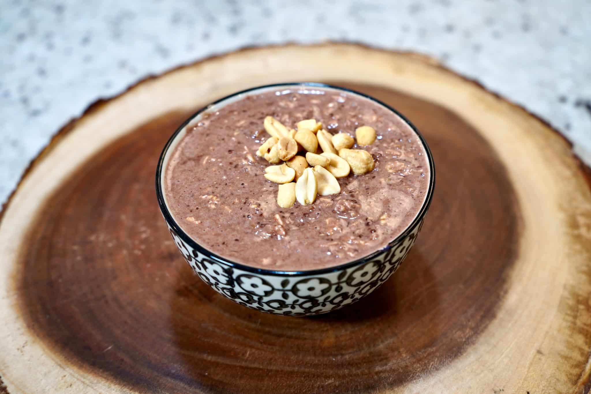 Snickers Bar Overnight Oats - The Whole Food Plant Based Cooking Show