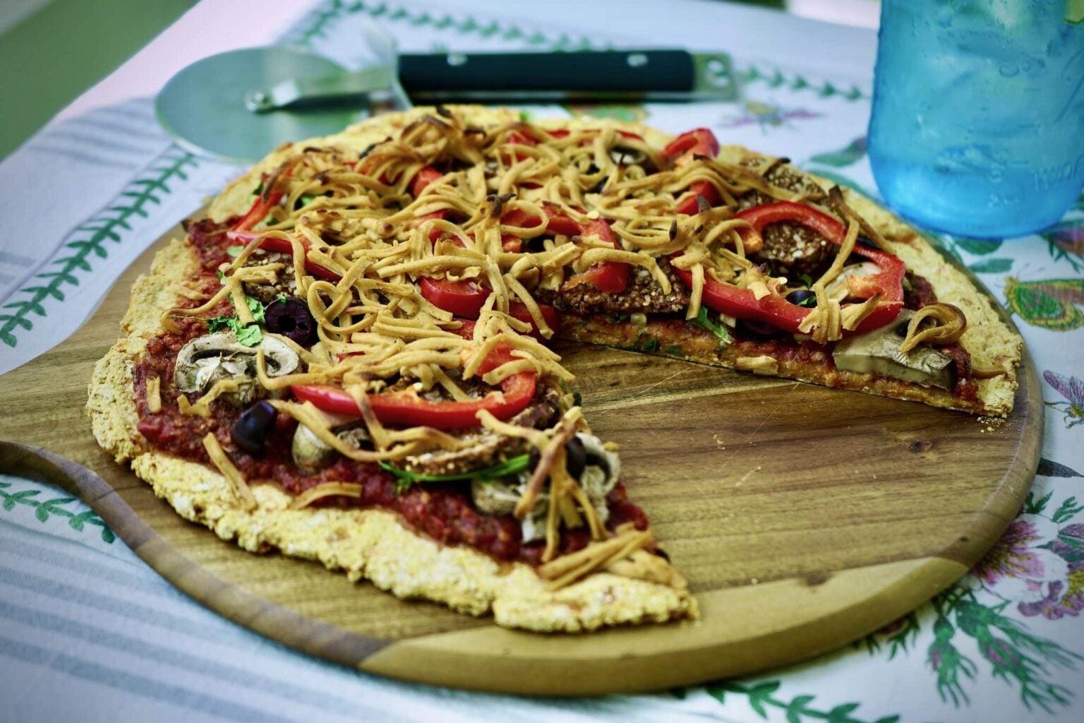 Vegan Sweet Potato Crust Pizza - The Whole Food Plant Based Cooking Show