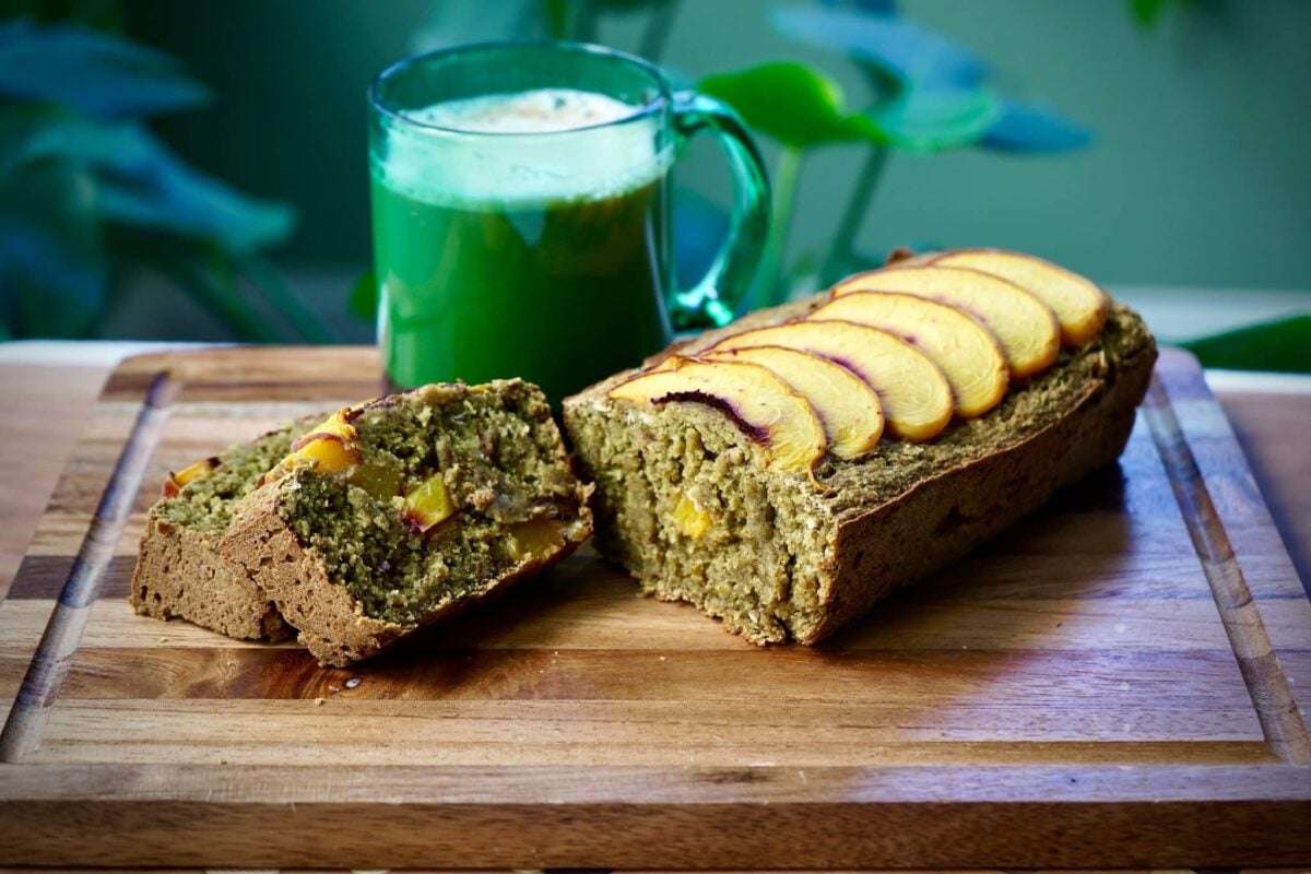 Vegan Peach Quick Bread - The Whole Food Plant Based Cooking Show