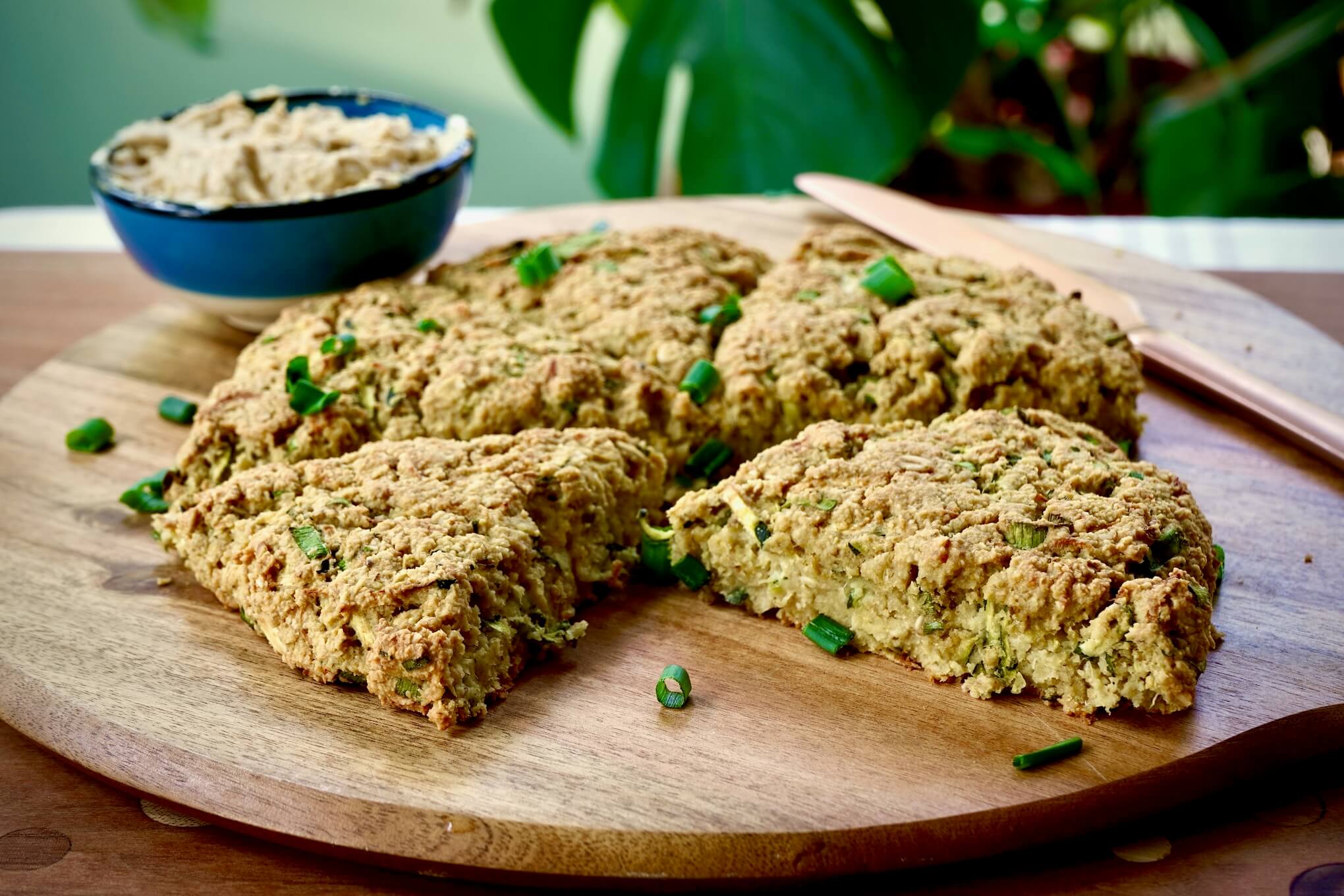 Plant-Based Cheesy Zucchini Scones - The Whole Food Plant Based Cooking ...