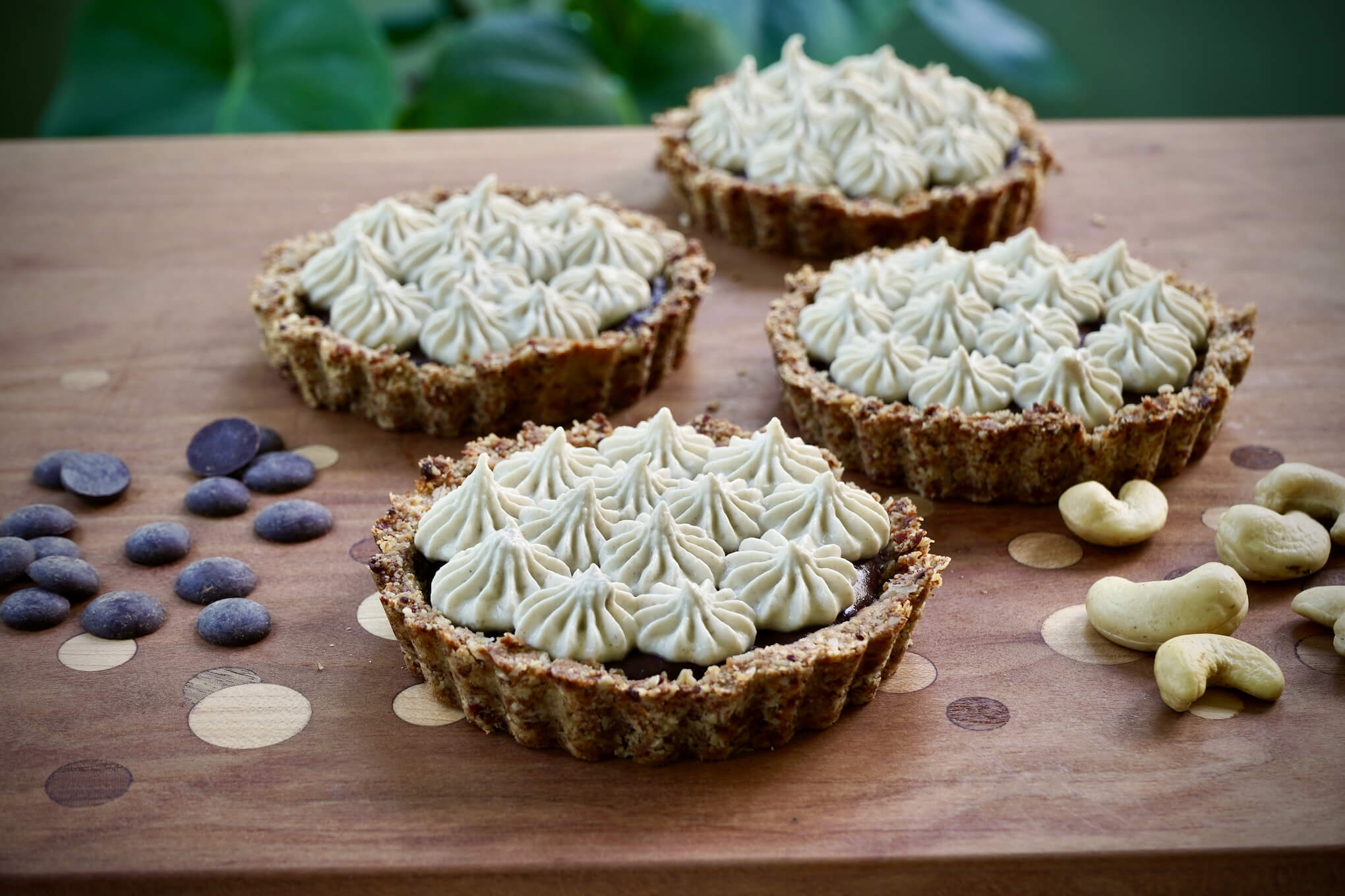 Vegan Chocolate Tarts - The Whole Food Plant Based Cooking Show