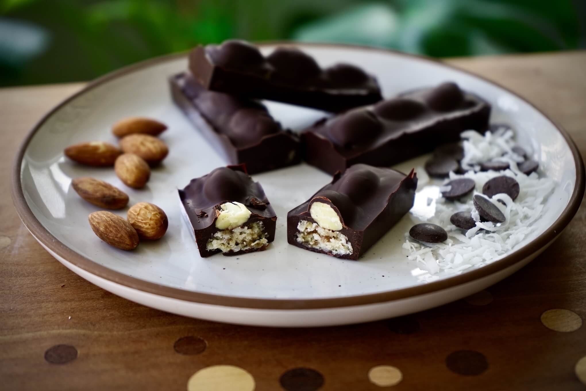 Plant-Based Almond Joy Candy Bars - The Whole Food Plant Based Cooking Show