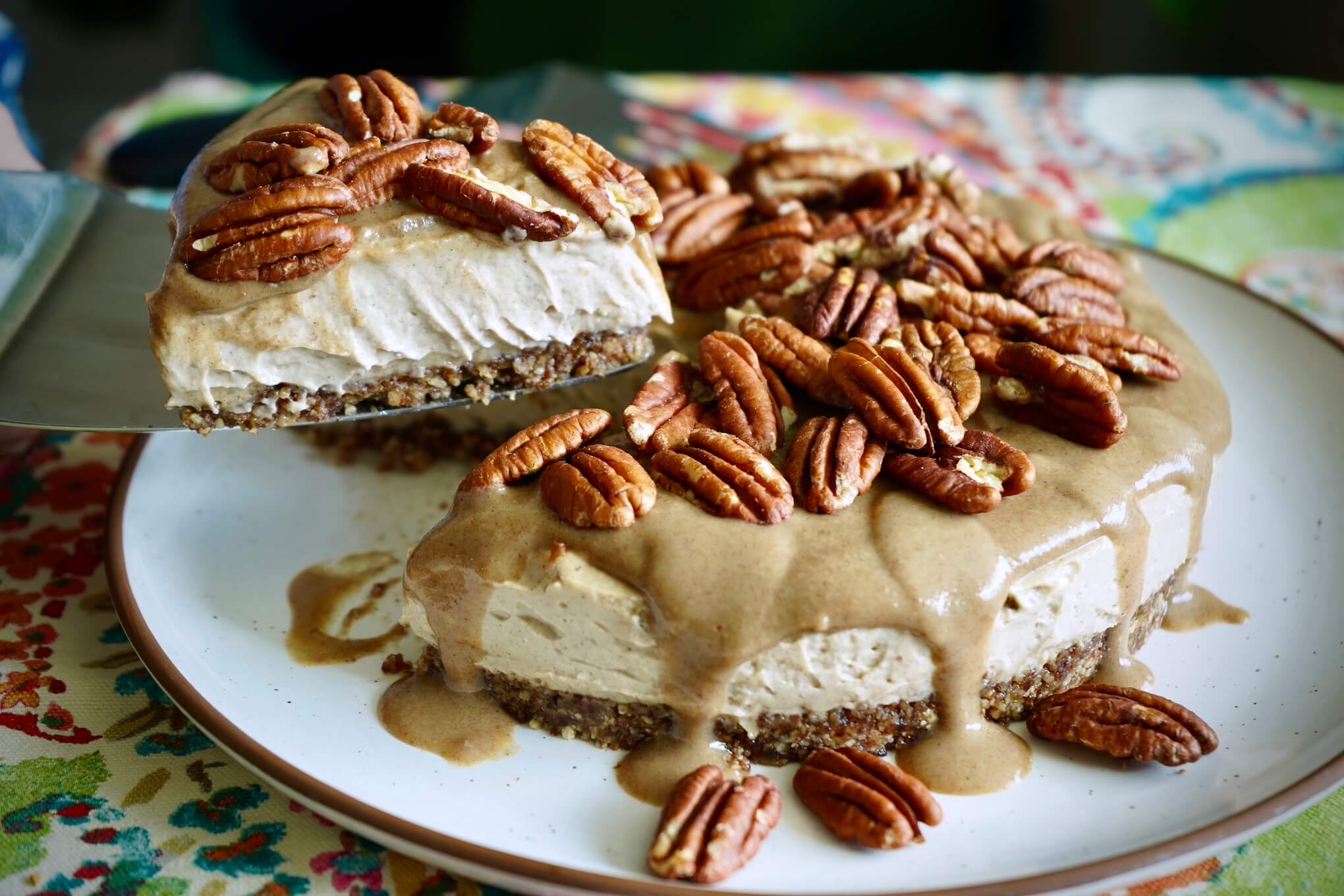 Plant-Based Pecan Pie Cheesecake - The Whole Food Plant Based Cooking Show