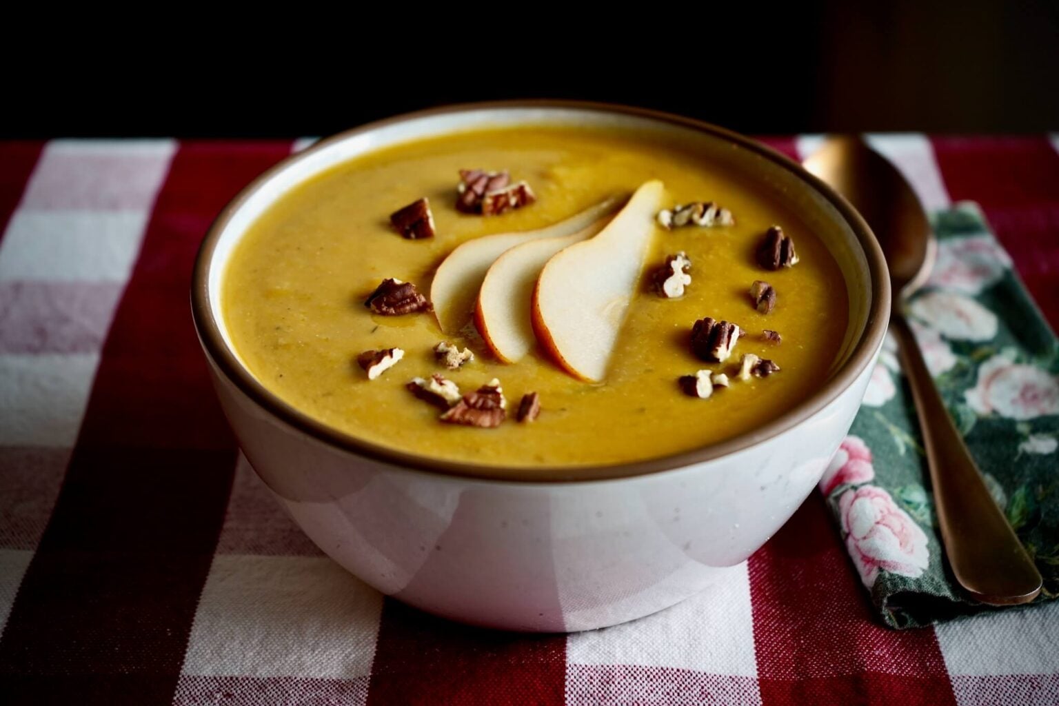 Butternut Squash and Pear Soup - The Whole Food Plant Based Cooking Show